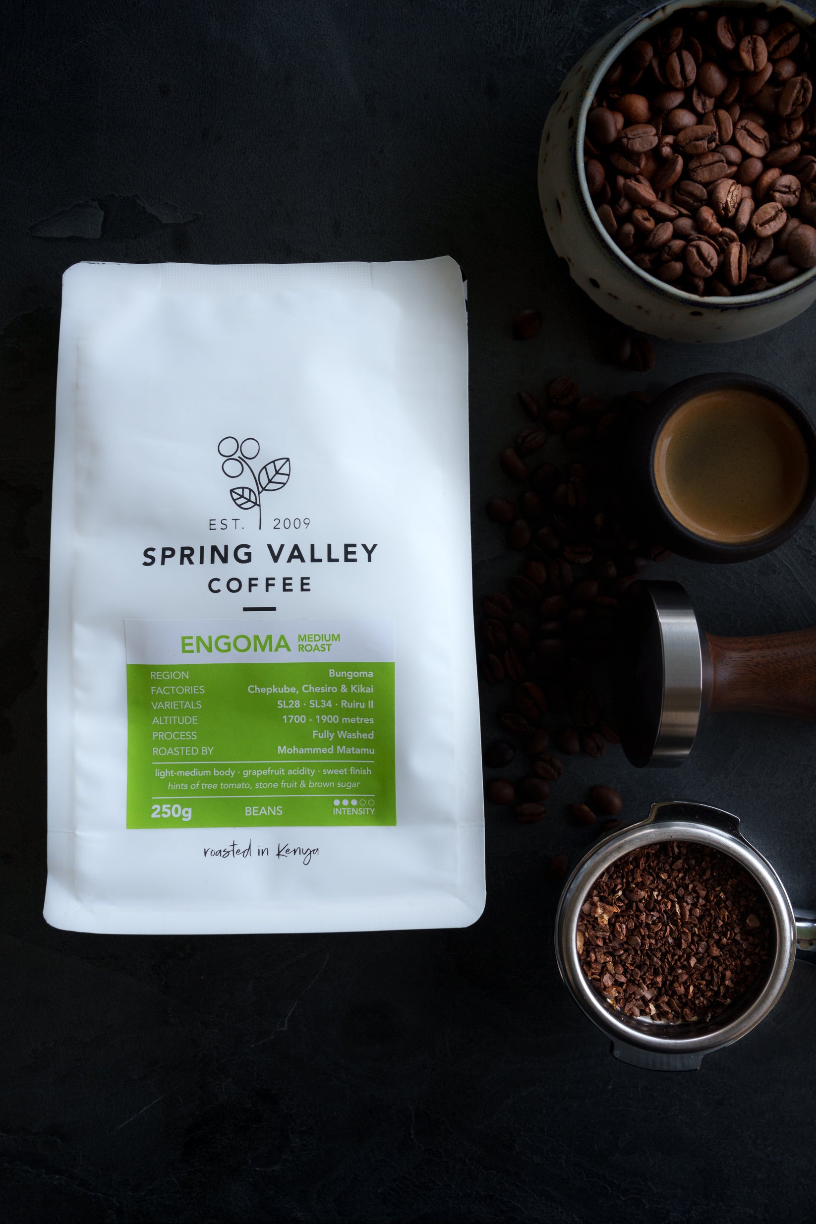 Spring Valley Coffee Engoma 250gr. – KeniaKraft